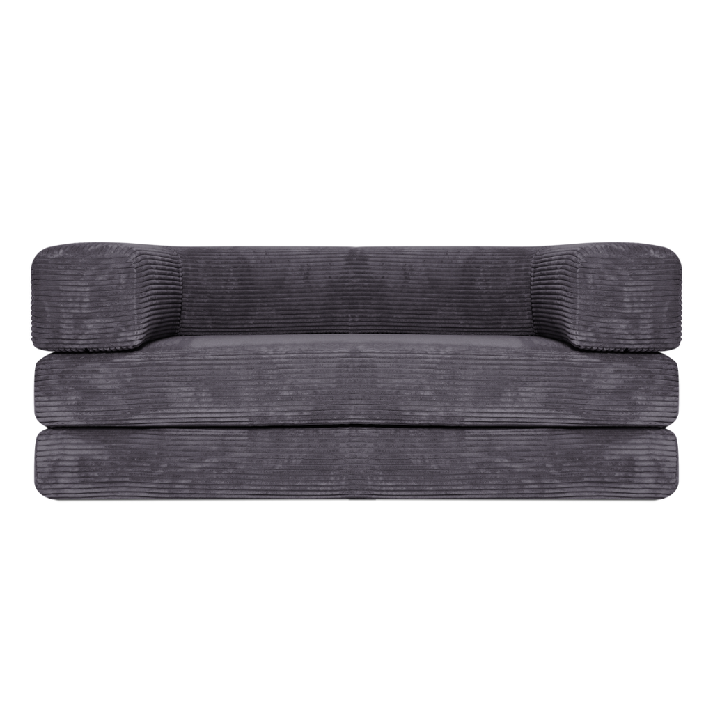 Maru 2 Seater Solid U Shape Cushion - Cozy Cord Seal (Express)
